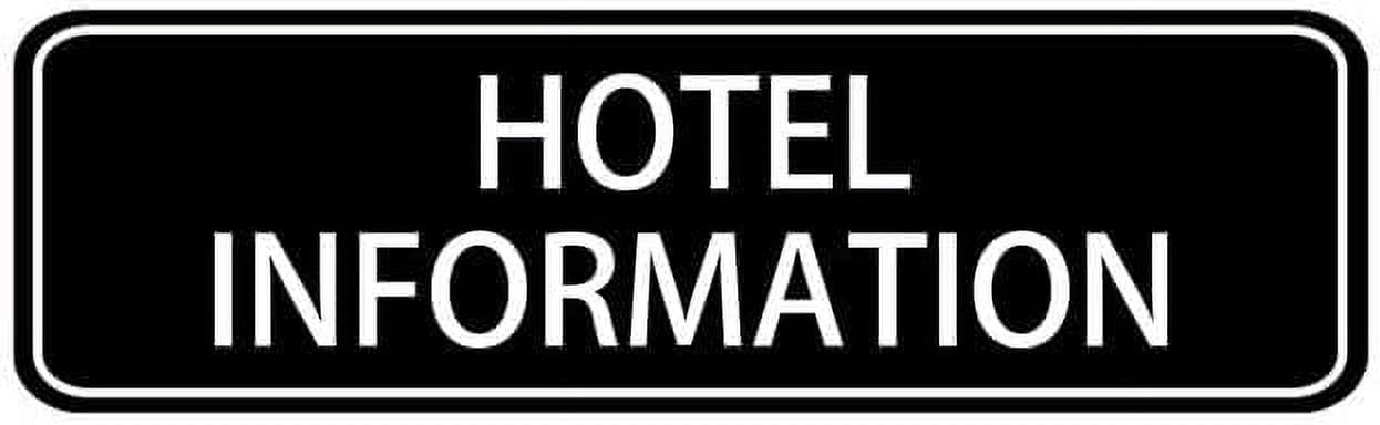 Rustic Wood Plaque Sign Hotel Information Sign Inspirational Wooden ...