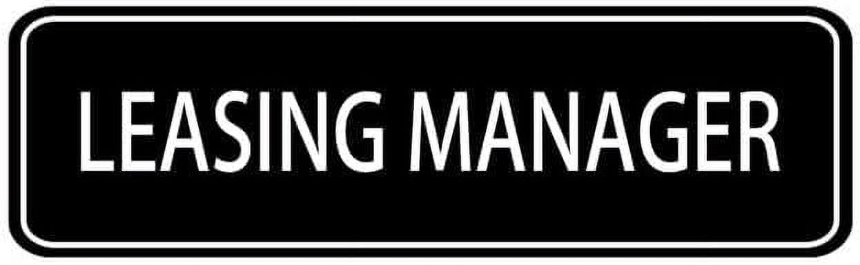 Rustic Wood Plaque Sign Leasing Manager Sign Inspirational Wooden Signs ...