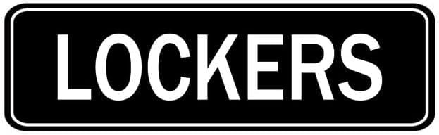 Rustic Wood Plaque Sign Lockers Sign Inspirational Wooden Signs Hanging ...