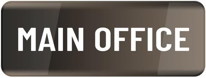 Rustic Wood Plaque Sign Main Office Sign Inspirational Wooden Signs ...