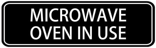 Rustic Wood Plaque Sign Microwave Oven In Use Sign Inspirational Wooden ...