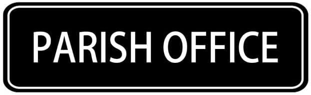 Rustic Wood Plaque Sign Parish Office Sign Inspirational Wooden Signs ...