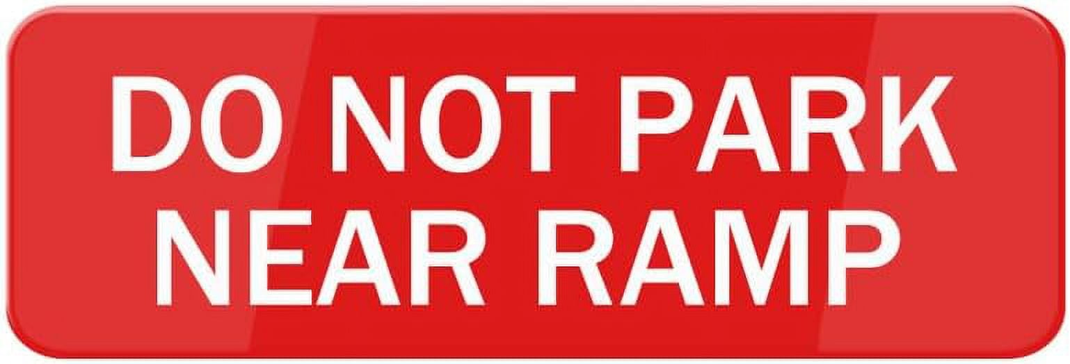 Rustic Wood Plaque Sign Do Not Park Near Ramp Sign Inspirational Wooden ...