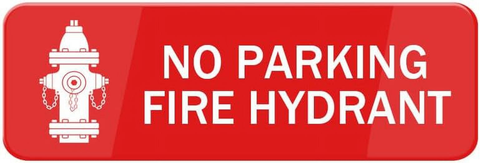 Rustic Wood Plaque Sign No Parking Fire Hydrant Sign Inspirational ...