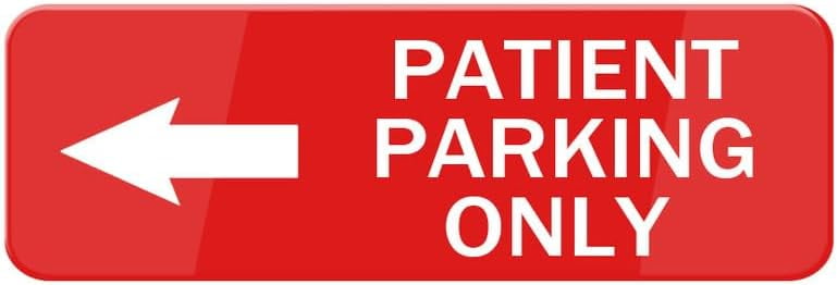 Rustic Wood Plaque Sign Patient Parking Only Sign Inspirational Wooden ...