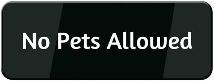 Rustic Wood Plaque Sign No Pets Allowed Sign Inspirational Wooden Signs ...