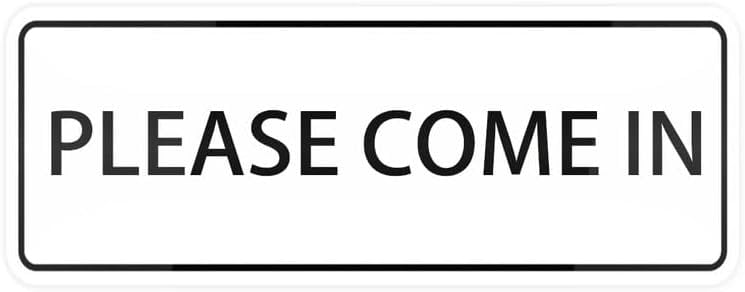 Rustic Wood Plaque Sign Please Come In Sign Inspirational Wooden Signs ...