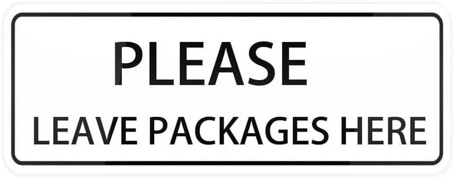 Rustic Wood Plaque Sign Please Leave Packages Here Sign Inspirational ...