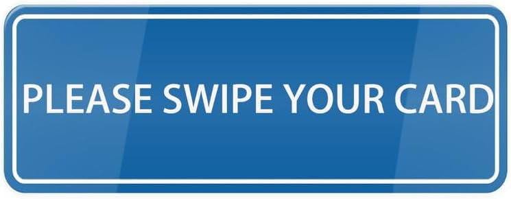 Rustic Wood Plaque Sign Please Swipe Your Card Sign Inspirational ...