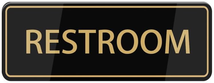 Rustic Wood Plaque Sign Restroom Sign Inspirational Wooden Signs ...