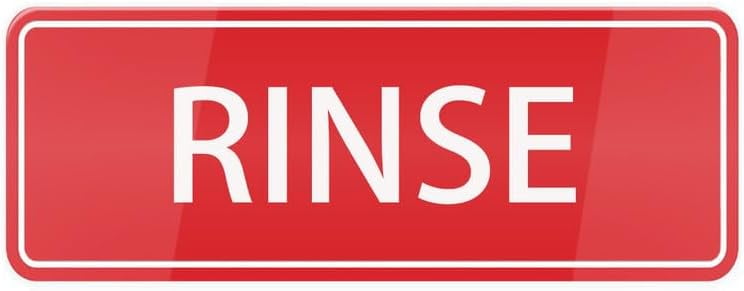 Rustic Wood Plaque Sign Rinse Main Official Sign Inspirational Wooden ...