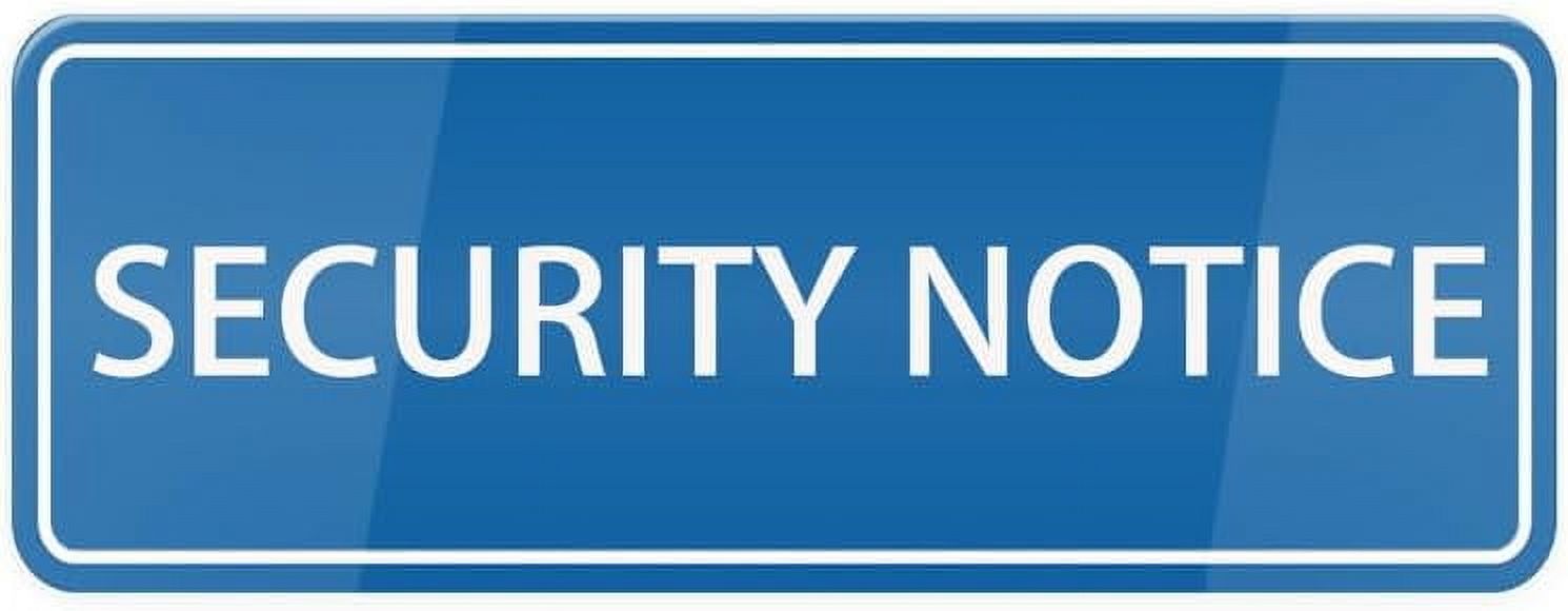 Rustic Wood Plaque Sign Security Notice Sign Inspirational Wooden Signs ...
