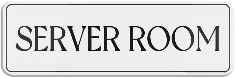 Rustic Wood Plaque Sign Server Room Sign Inspirational Wooden Signs ...