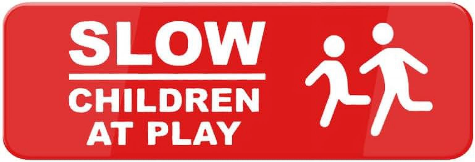 Rustic Wood Plaque Sign Slow Children At Play Sign Inspirational Wooden ...