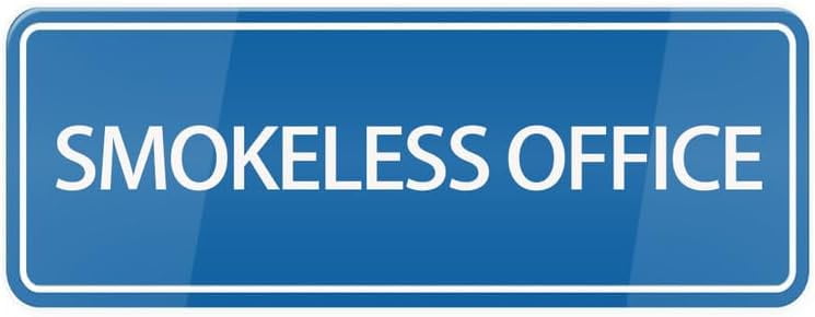 Rustic Wood Plaque Sign Smokeless Office Main Official Sign ...