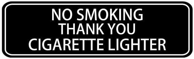 Rustic Wood Plaque Sign No Smoking Thank You Cigarette Lighter ...