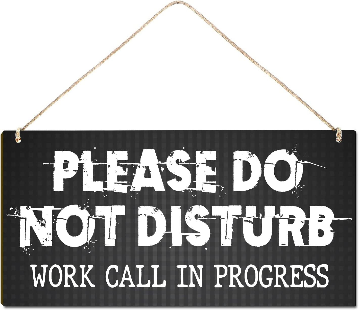 Rustic Wood Sign Hanging Wall Decor Welcome Sign Please Do Not Disturb ...
