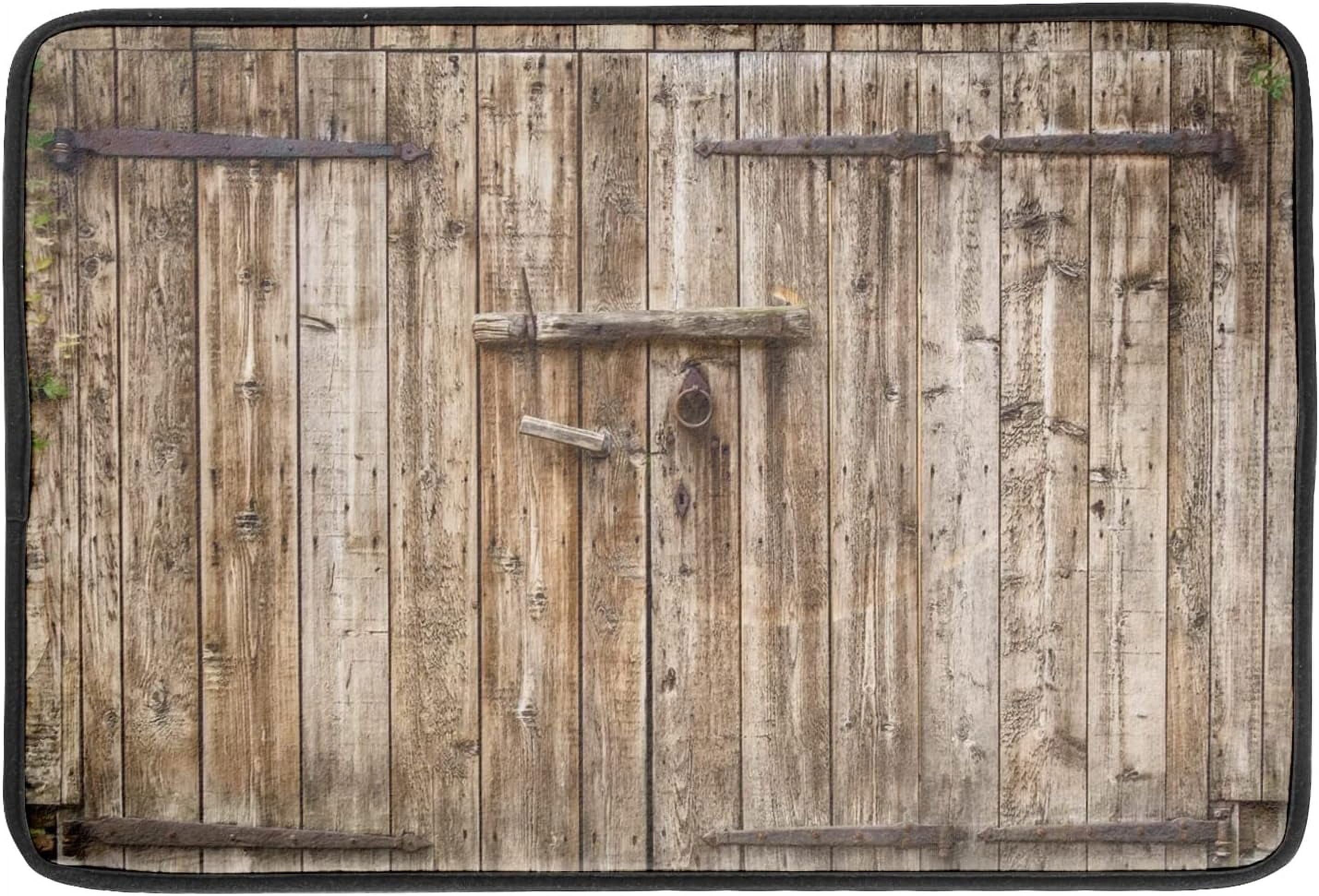 Rustic Wooden Board Dish Drying Mat for Kitchen Counter 18 x 24 inch ...