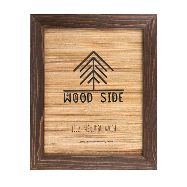 Rustic Wooden Picture Frame 11x14 - 100% Natural Solid Eco Distressed ...