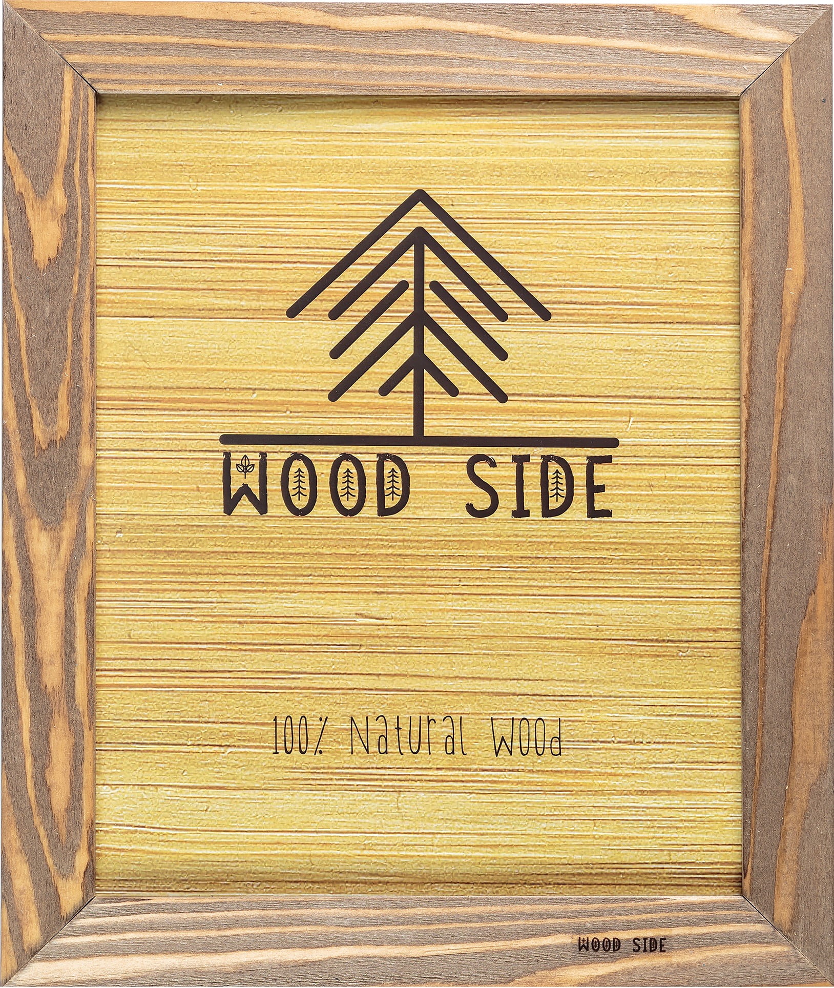 Rustic Wooden Picture Frame 12x16 inch - 100% Natural Solid Eco ...