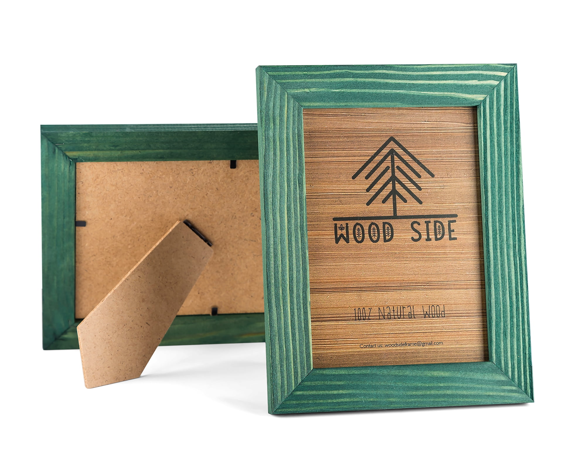 Rustic Wooden Picture Frame 4x6 Inch - Set of 2-100% Natural Eco Barn ...