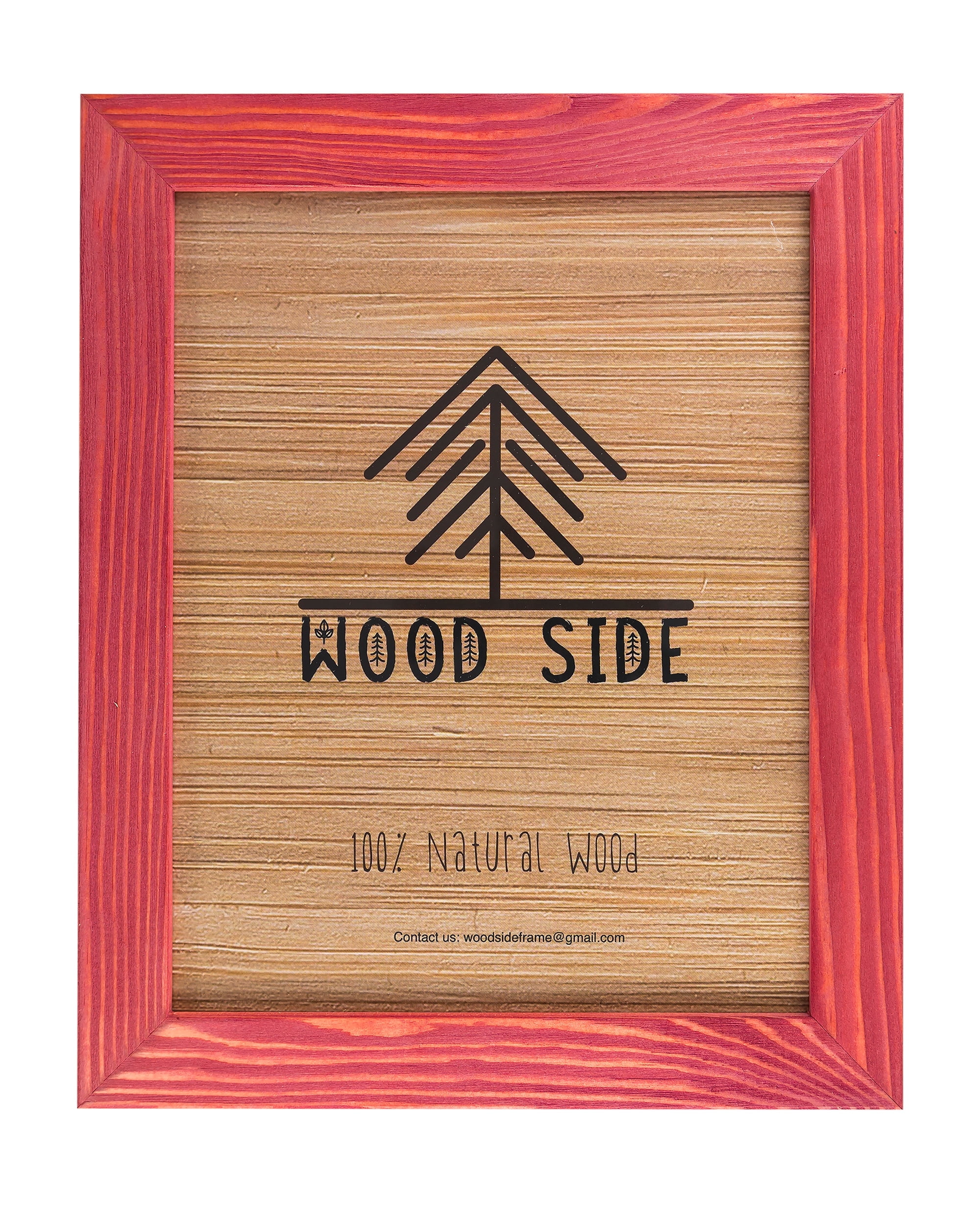Rustic Wooden Picture Frame 9x12-100% Natural Solid Eco Distressed Wood ...