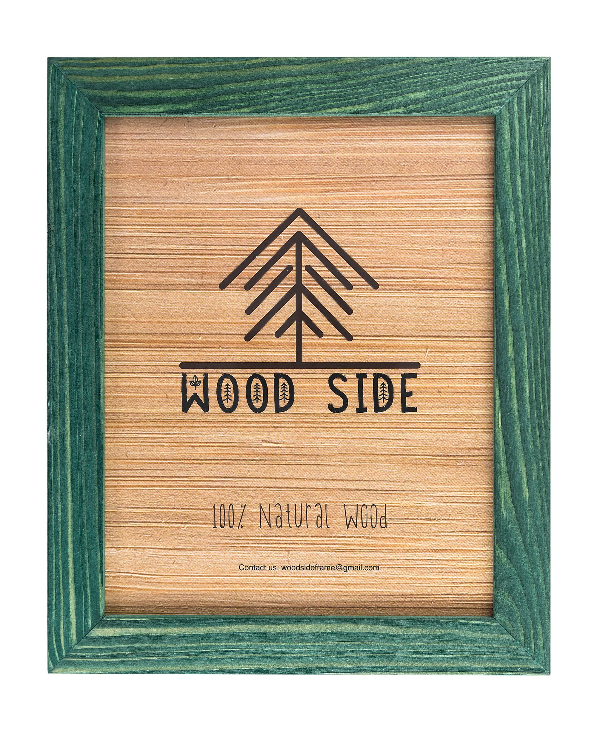 WOOD SIDE ORBIS Rustic Wooden Picture Frame 18x24, Solid Eco Distressed ...