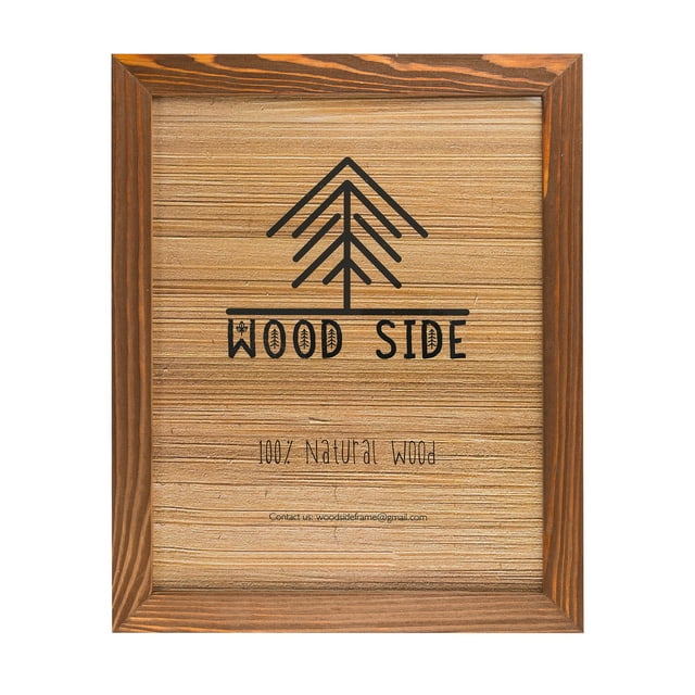 Rustic Wooden Poster Picture Frame 24x36 - Natural Solid Eco Distressed ...
