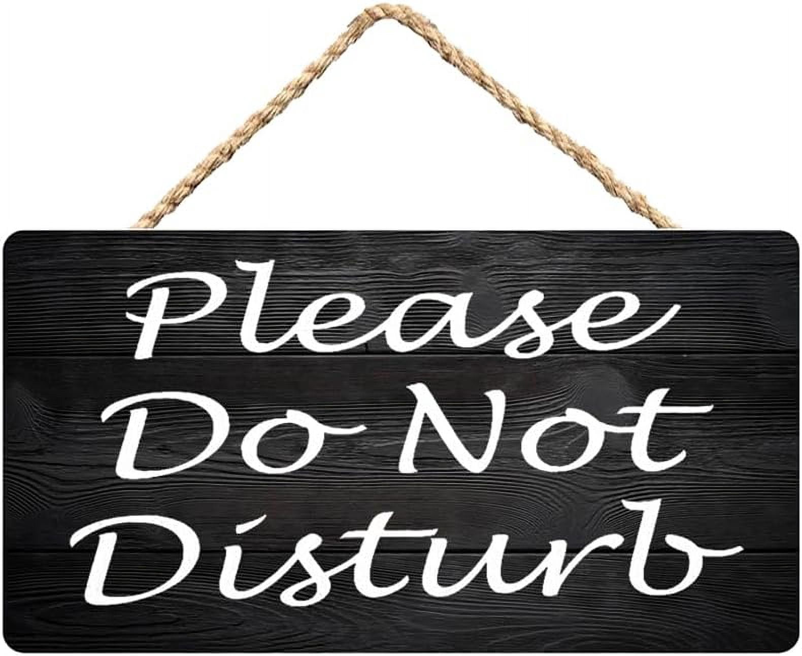 Rustic Wooden Signs For Home Please Do Not Disturb Wood Sign Office ...