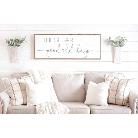 Rustic Wooden Signs Home Decor Sign These are The Good Old Days Sign ...