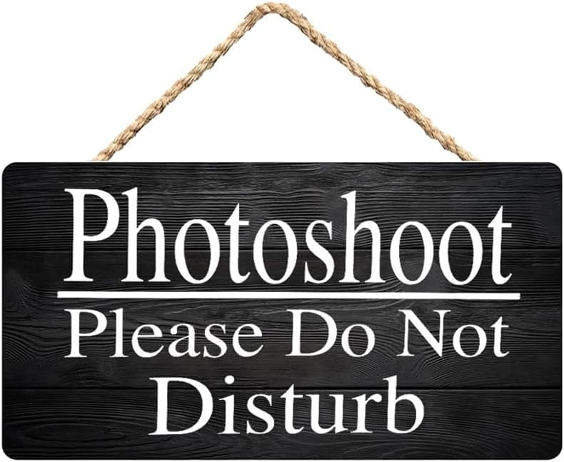 Rustic Wooden Signs for Home Photoshoot Please Do Not Disturb Wood Sign ...