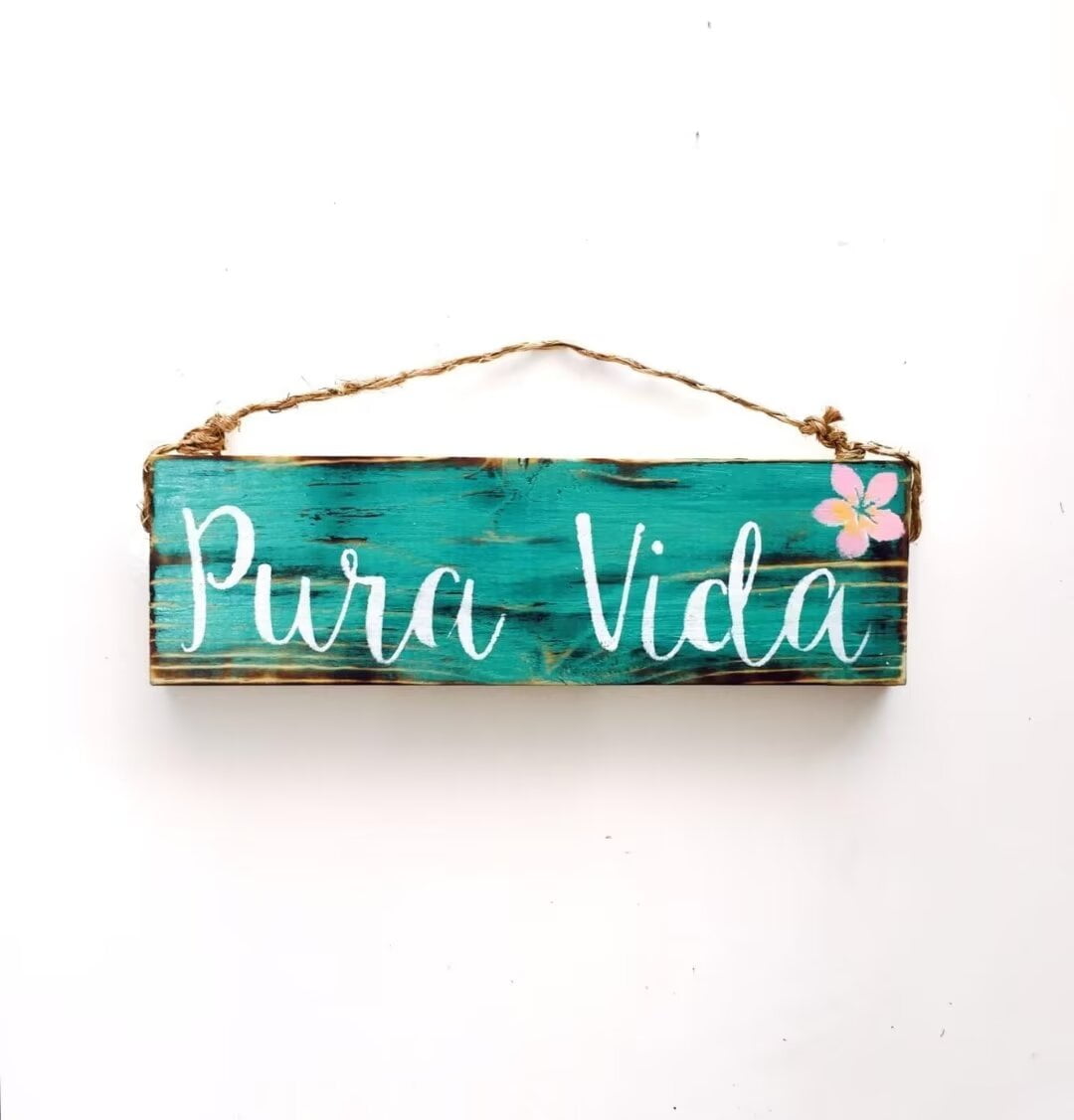 Rustic Wooden Signs Pura Vida Costa Rica Gift Dorm Room Decor Pura Vida ...