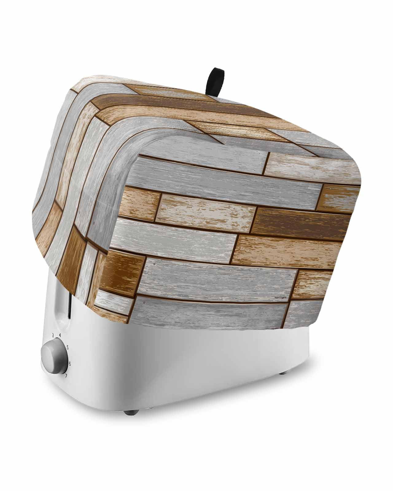 Rustic Wooden Toaster Cover 4 Slice, Farmhouse Country Style Wooden ...