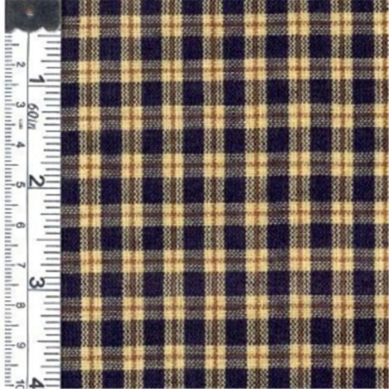 Rustic Woven Fabric, Small Plaid Navy And Natural, 15 yd. - Walmart.com