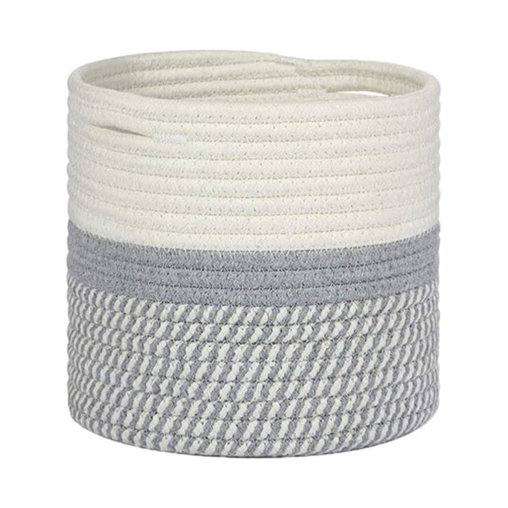 Rustic Woven Rope Flower Pot Indoor Plants Container Laundry Picnic Toy ...