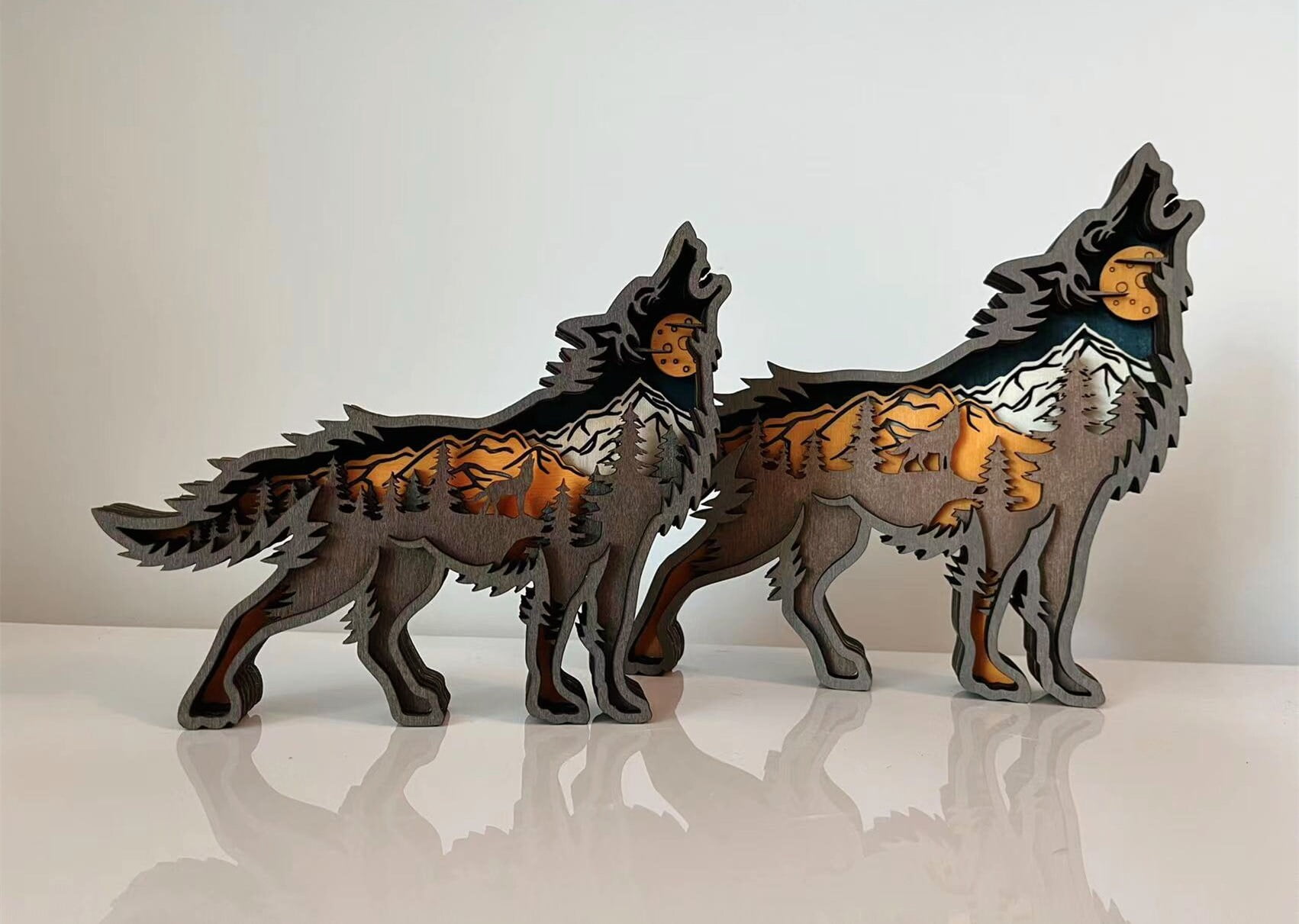 Rustic fox decor/Farmhouse decor fox ornament/Decorative cabin decor ...