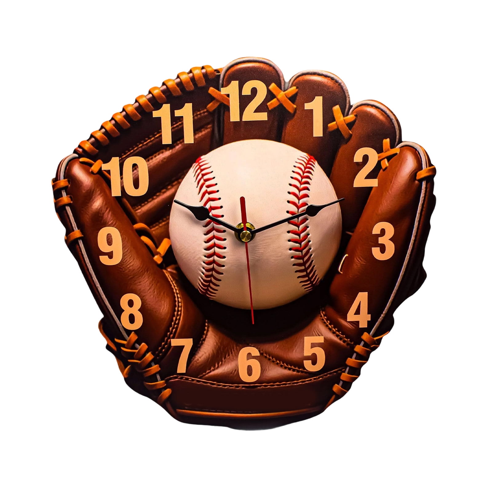 Rustics Wall Clock Operated Silents None Ticking Clock Decorative ...