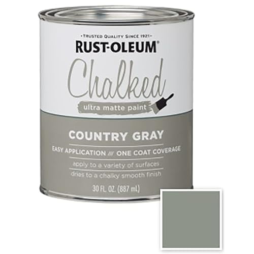 Rustoleum 285141 30 Oz Country Gray Chalked Ultra Matte Paint - Walmart.com