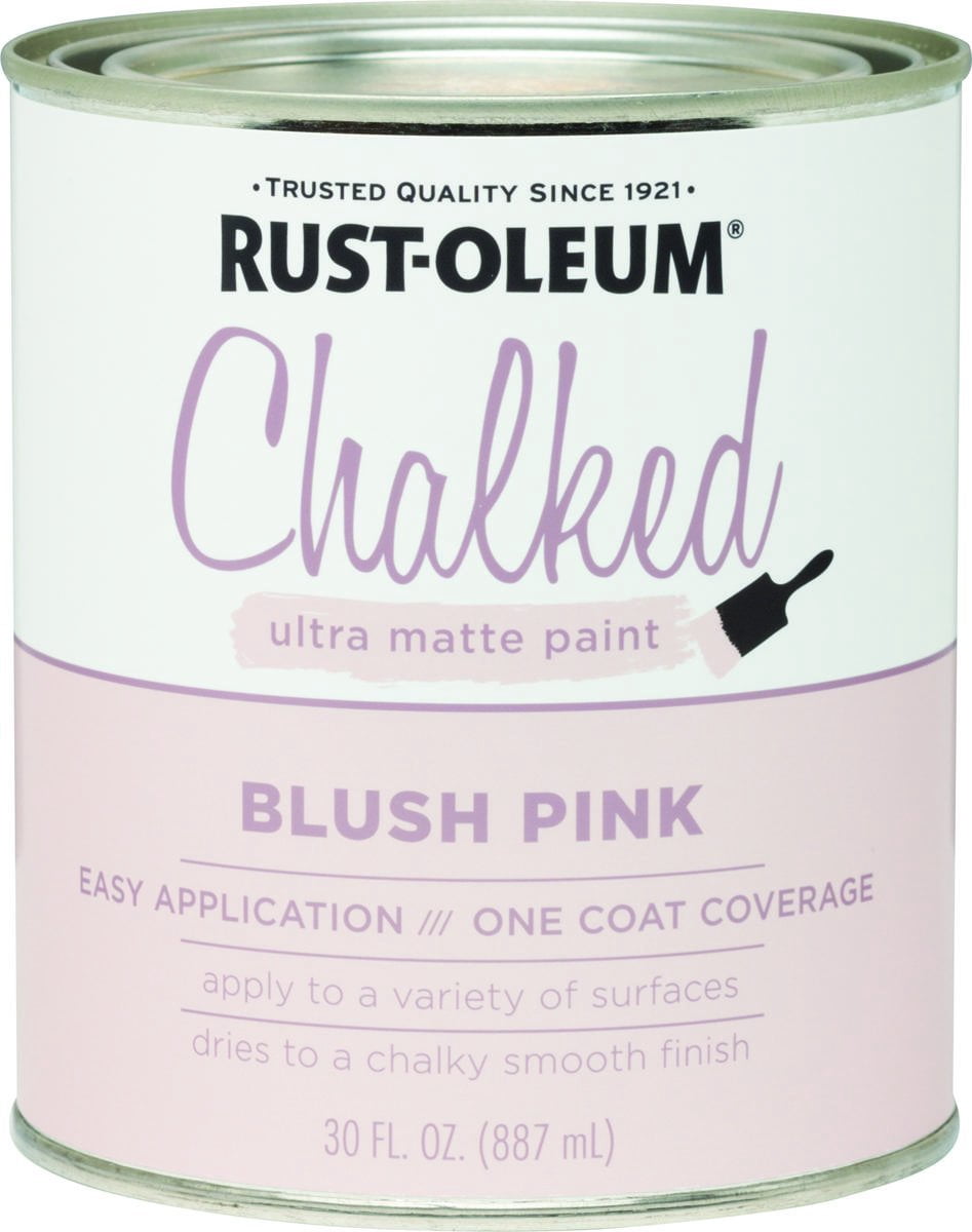 Rustoleum 285142 30 Oz Blush Pink Chalked Ultra Matte Paint - Walmart.com
