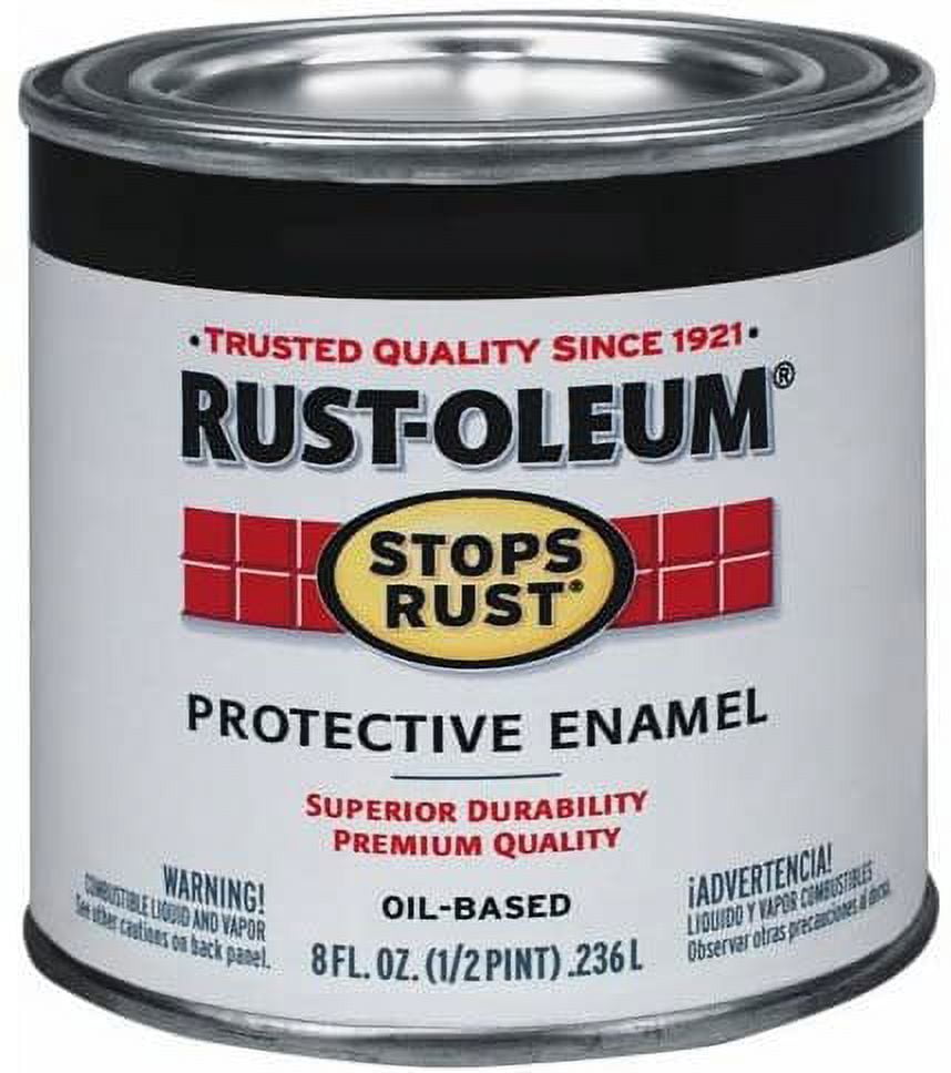 Rustoleum .50 Pint Smoke Gray Protective Enamel Oil Base Paint 7786 730 ...