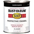 Rustoleum Stops Rust 7779-502 1 Quart High Gloss Black Protective ...