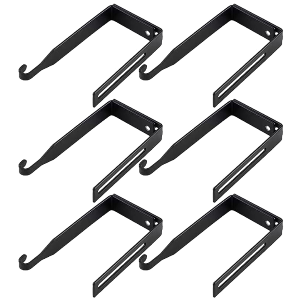 Rustproof Adjustable Clamp Hook Pack of 6 Easy Installation for Brick ...