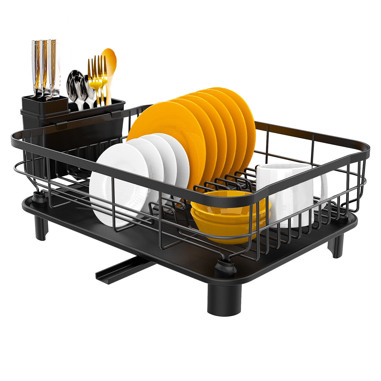 Rustproof Dish Drainer for UK Kitchens, Automatic Draining & Non-Wet ...