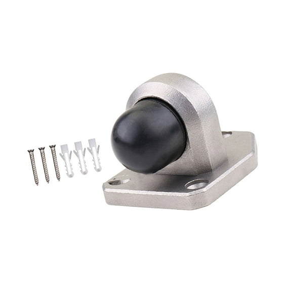 Rustproof Door Stop with Screw Installation Steel Not Damage Wall ...