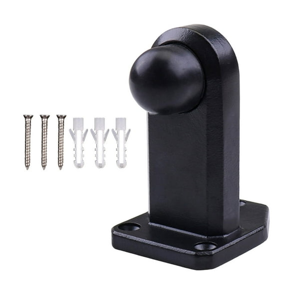 Rustproof Door Stop with Screw Installation Steel Not Damage Wall ...