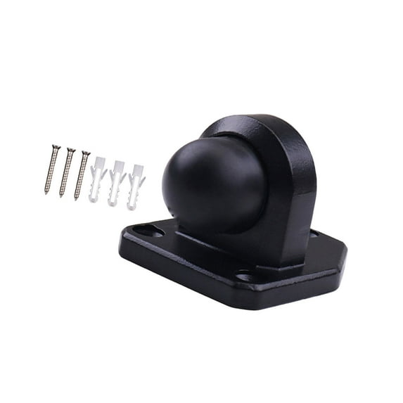 Rustproof Door Stop with Screw Installation Steel Not Damage Wall ...