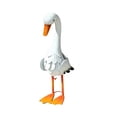 Rustproof Iron Goose Garden Statue, Lifelike Metal Outdoor Yard ...