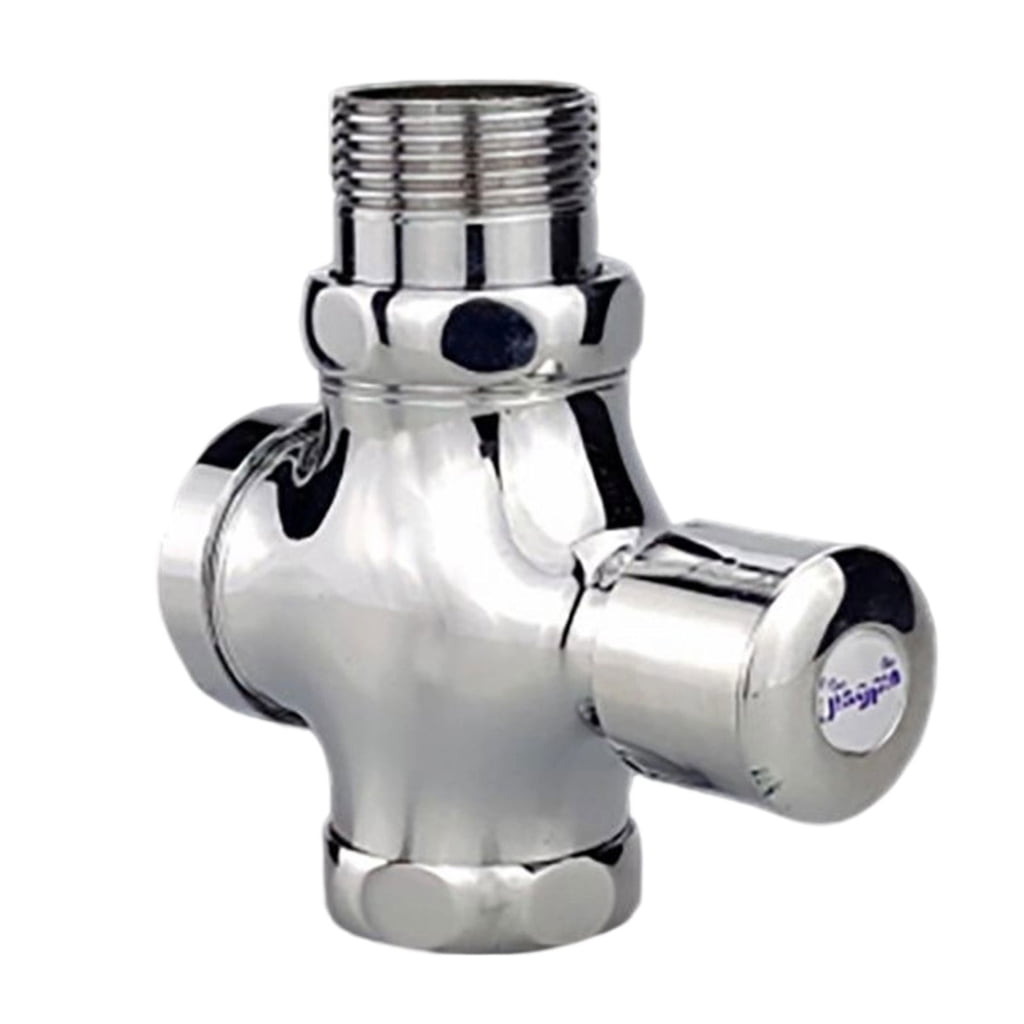 Rustproof Metal Delay Flushing System Push Button Control for Toilet ...
