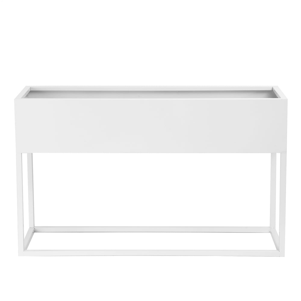 Rustproof Metal Rectangle Planter Box - Large Outdoor Garden Bed for ...