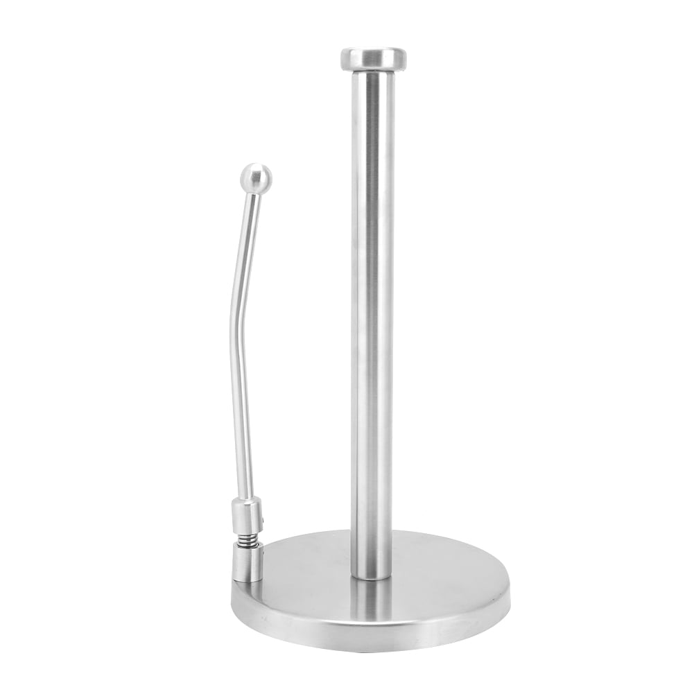 Rustproof Paper Towel Holder With Spring,Loaded Bar, Easy Access Stable ...